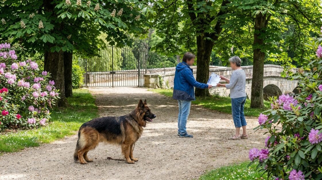 Je lâchais mon chien librement dans le parc comme tous les jours : le ...